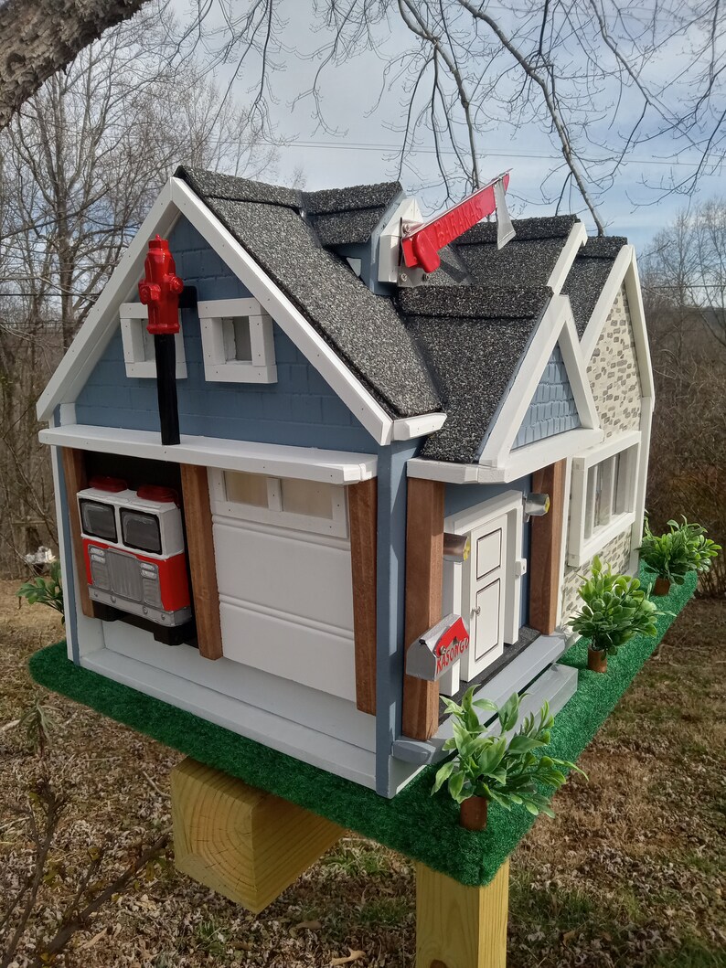 Mailbox-replica of Your Home-solar Lit - Etsy