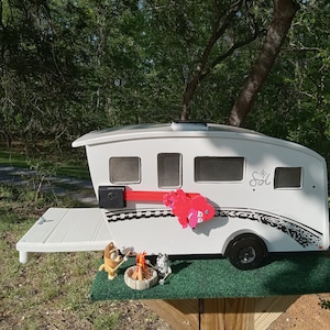 Pull Behind Bluey Trailer Mailbox- Custom Built That Lights up at Night ...