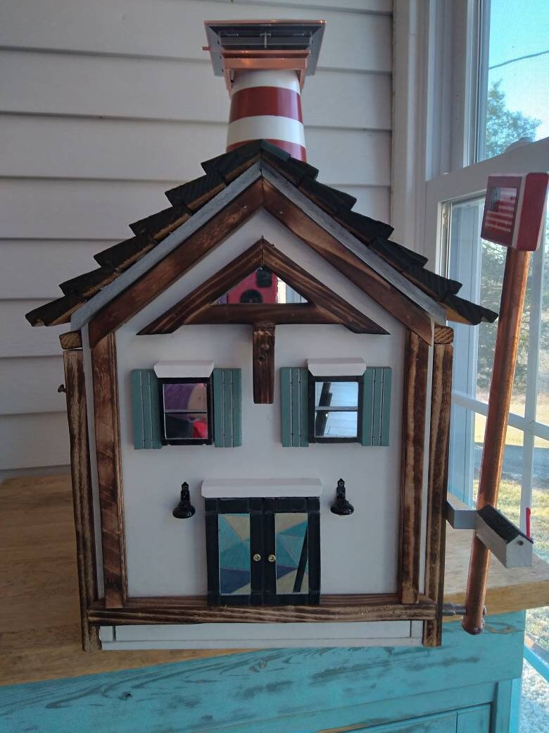 Country Coastal Cottage Mailbox/decorative Storage Box or a - Etsy