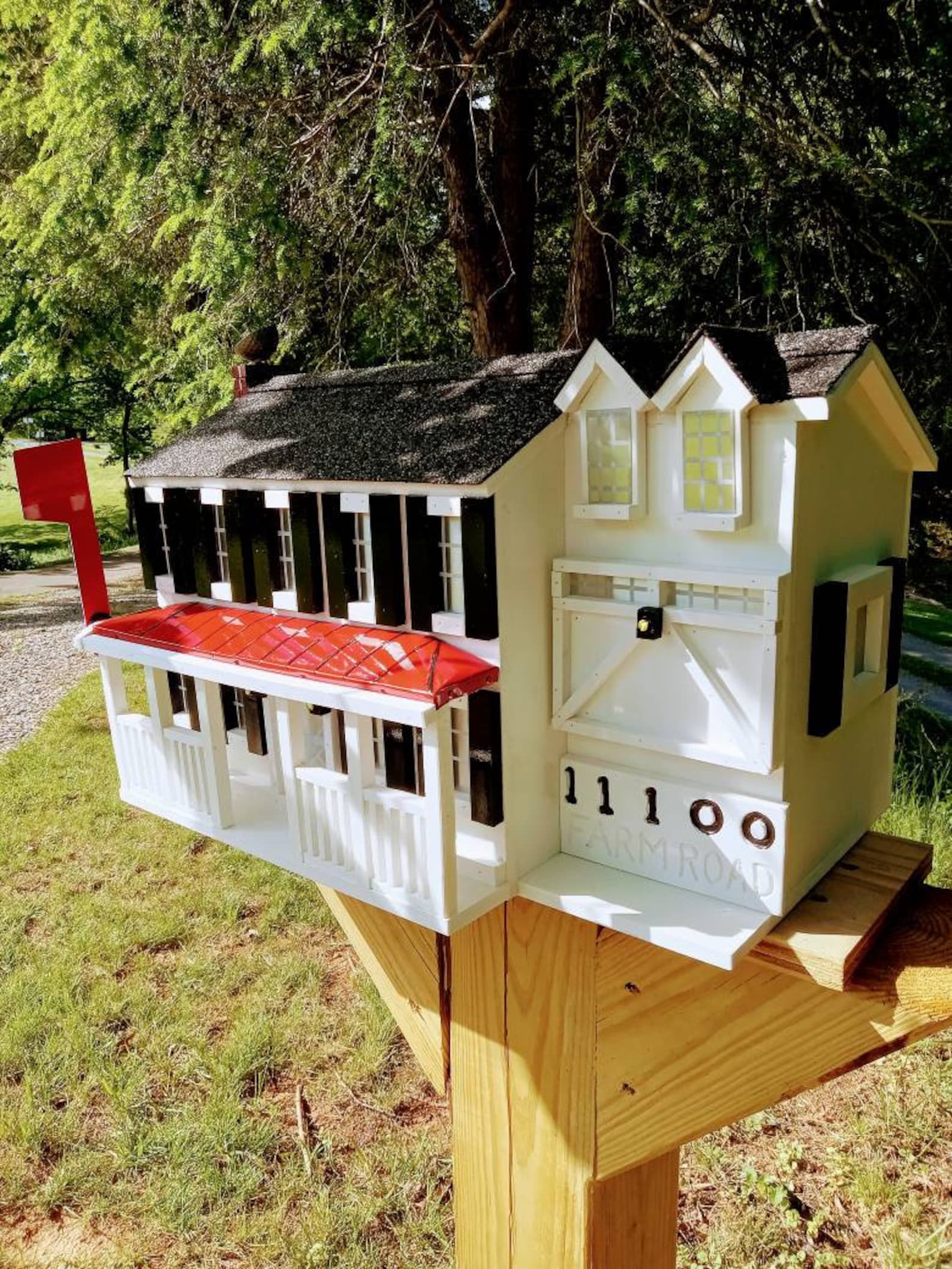 Farmhouse Mailbox - or Mailbox Replicate of Your Personal Home - Etsy