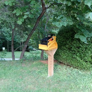 Custom Bulldozer Mailbox - Etsy