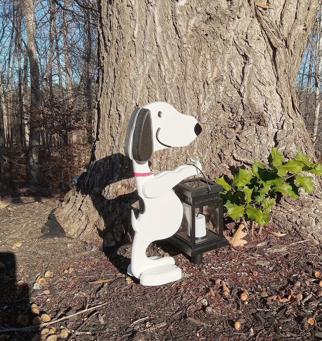 Snoopy Pathway Solar Light - Etsy