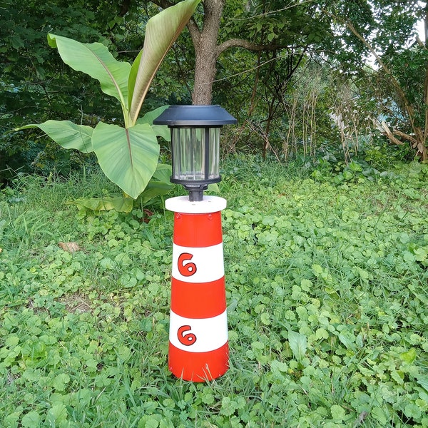 Solar Lighthouse - Etsy