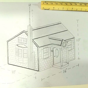 Cape Cod Coastal Cottage Mailbox - Etsy