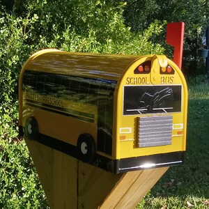 Custom School Bus Mailbox - Etsy