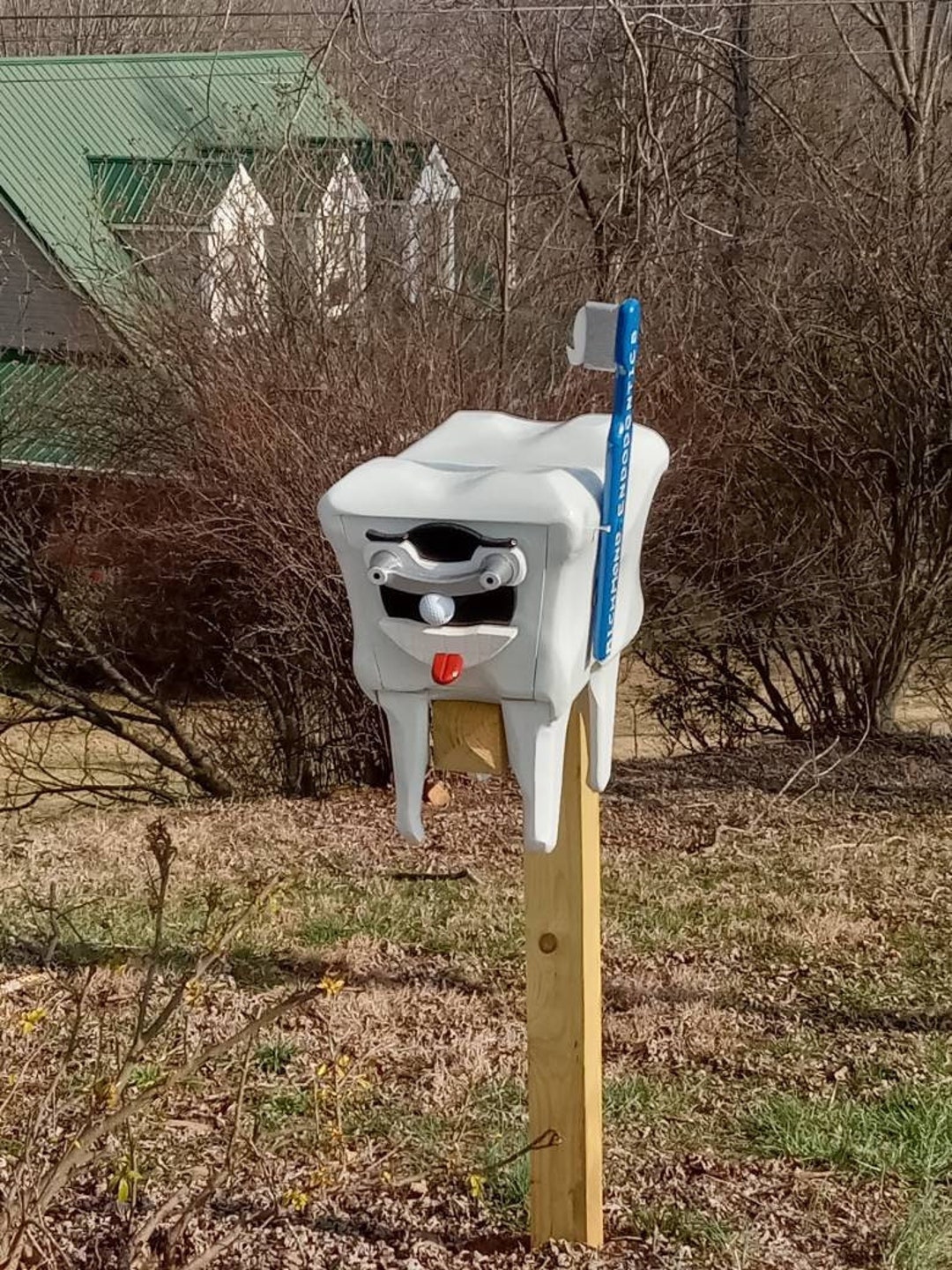 Tooth Mailbox/or Custom Built Mailbox - Etsy