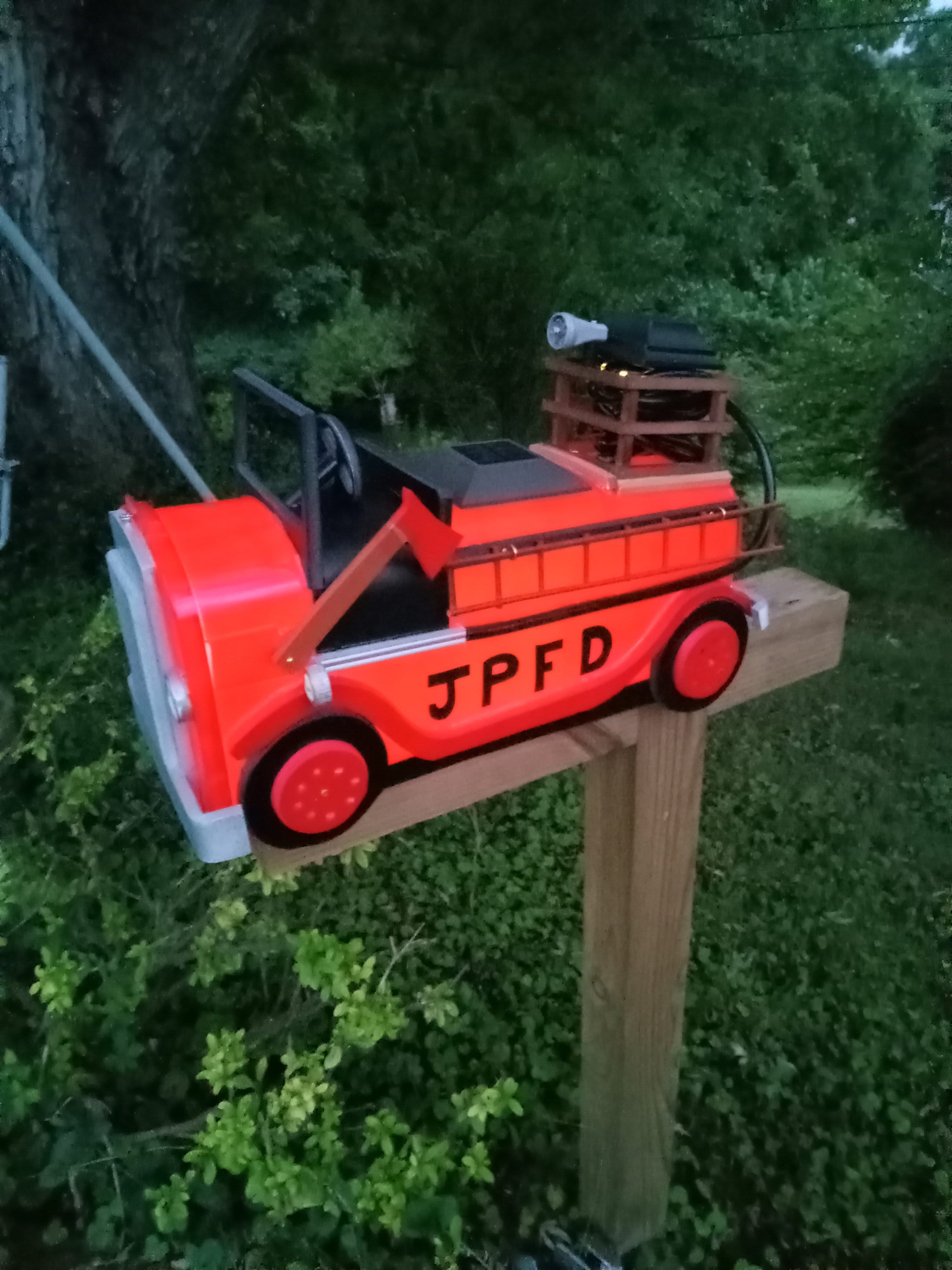 Fire Truck Mailbox OLD SCHOOL - Etsy