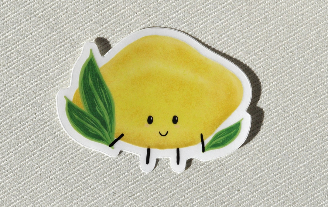 Cute Lemon Sticker - Etsy