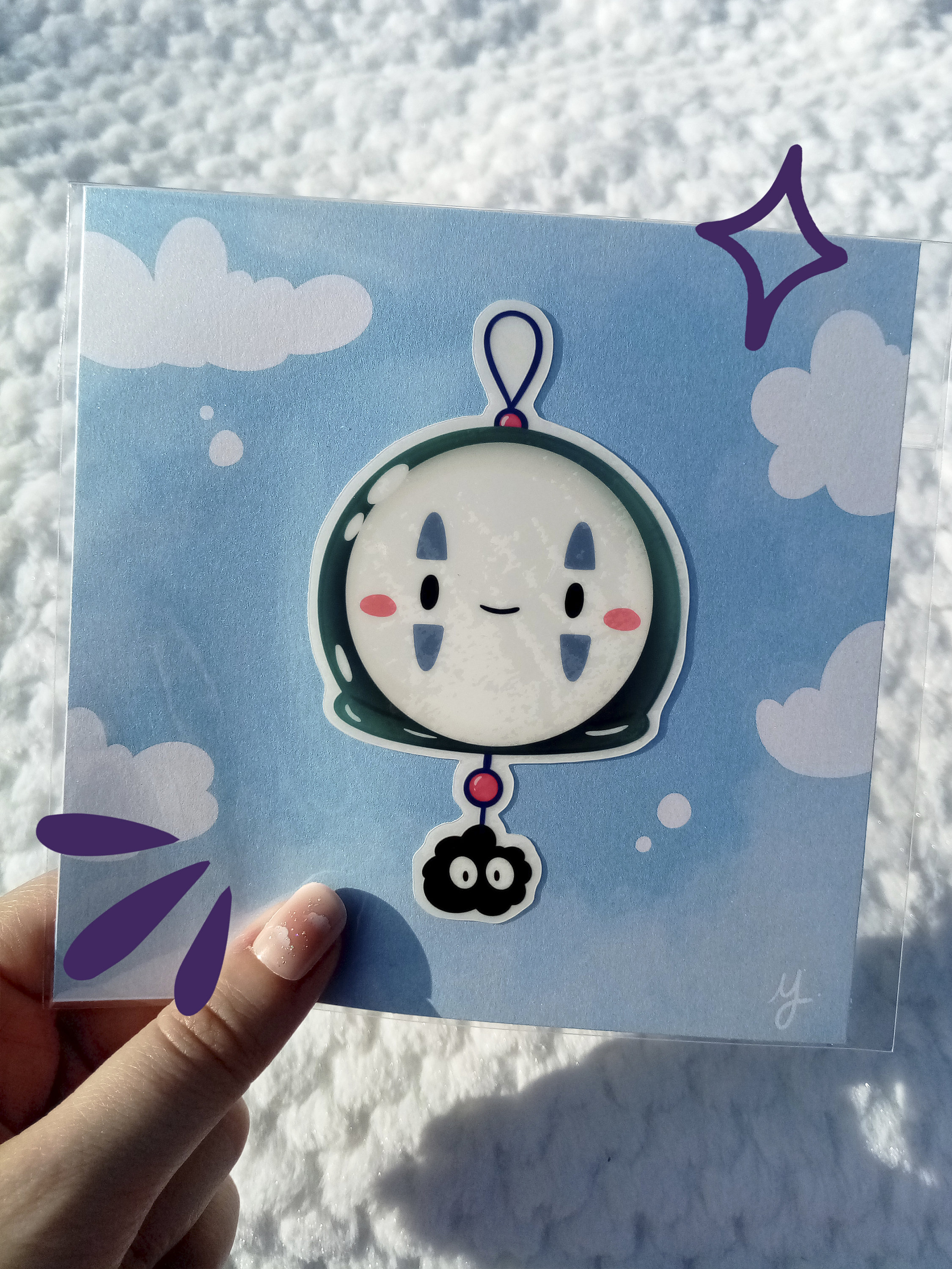 Transparent Vinyl Sticker - Japanese Chime || Sticker - Sticker ...
