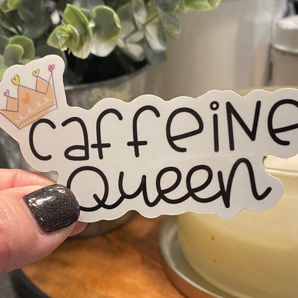 Caffeine Queen Stickers - Etsy