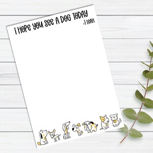 Personalized Dog Notepad, Dog Themed Notepad, Personalized Teacher ...