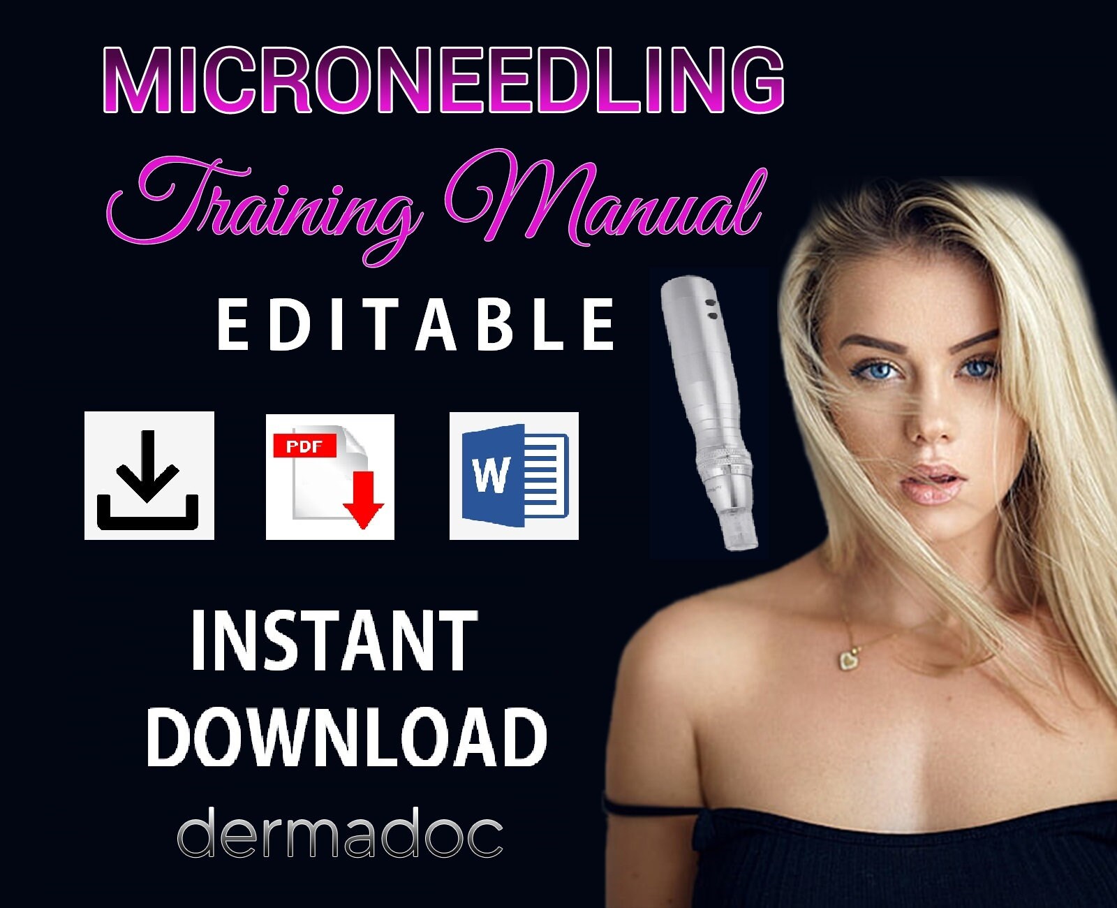 Micro Needling. Training Manual. PDF. Editable. Instant - Etsy Australia