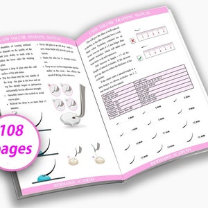 Lash Volume. Extension. Training Manual. Editable. PDF. - Etsy
