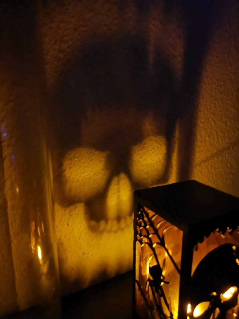 Spooky Scary Holiday Halloween Lantern Candle Light (13 - Scary Tree ...