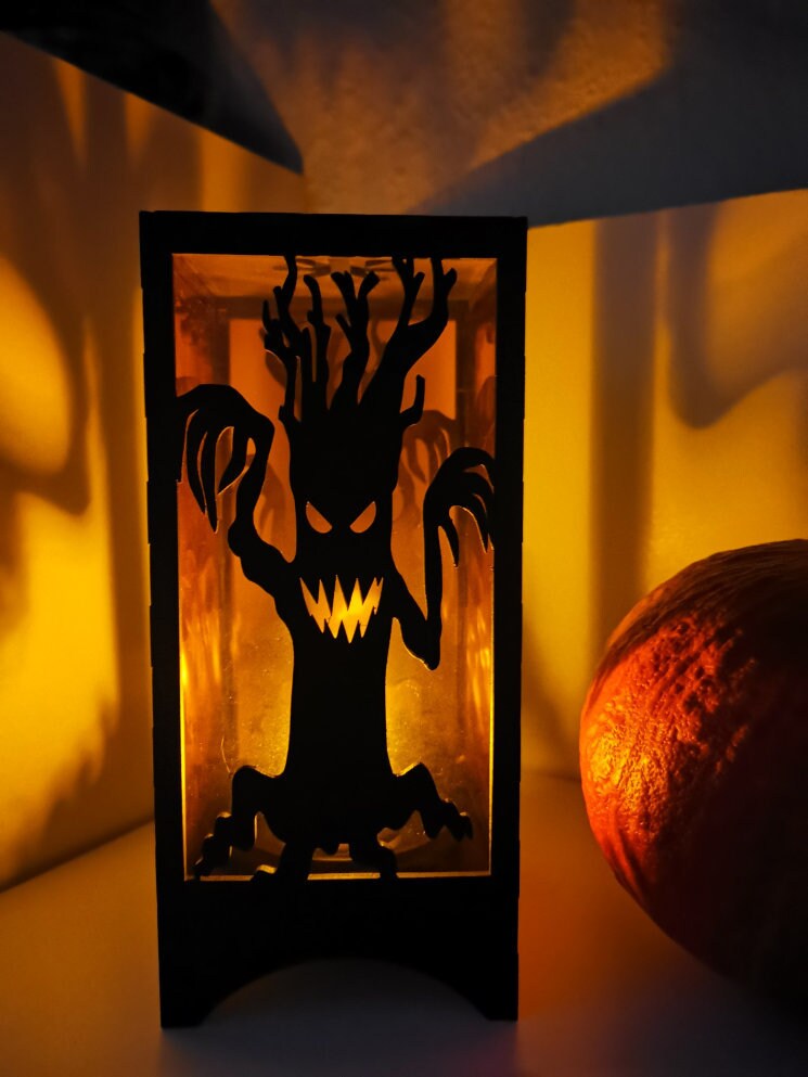 Spooky Scary Holiday Halloween Lantern Candle Light (14 - Skull) - Etsy