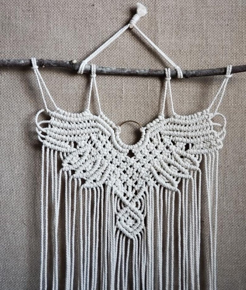 Macrame Eagle on Pacific NW Beach Wood | Etsy