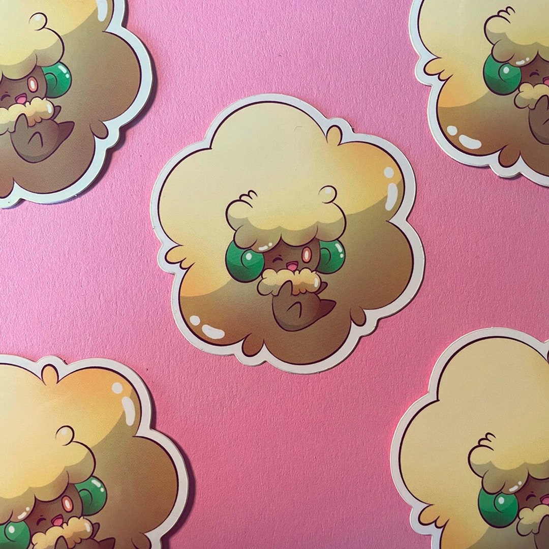 Cute Sticker, Whimsicott, Vinyl Label - Etsy
