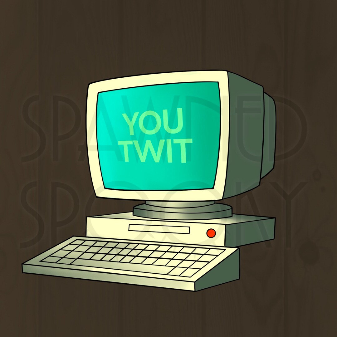 Courage the Cowardly Dog Computer Sticker - Etsy