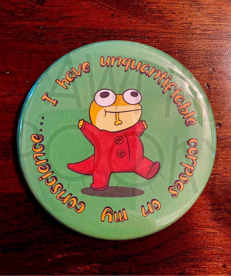 Stabby Centaurworld Button - Etsy
