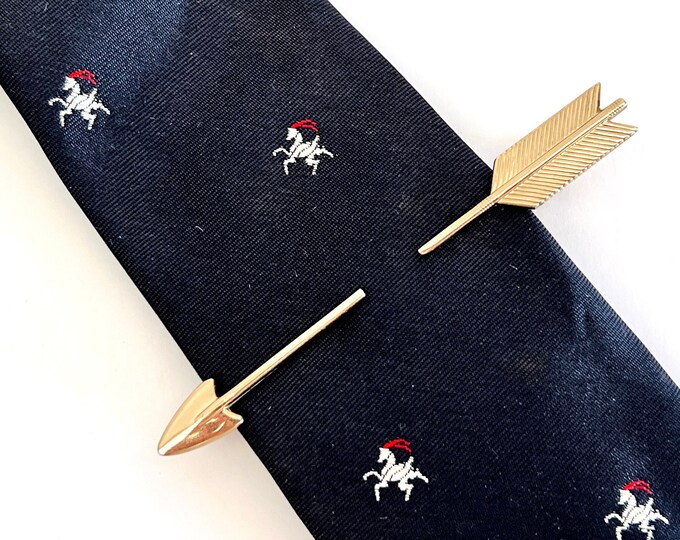 Vintage 1960s Cupids Arrow Tie Bar - Retro Fashion Accessory - Gift for ...