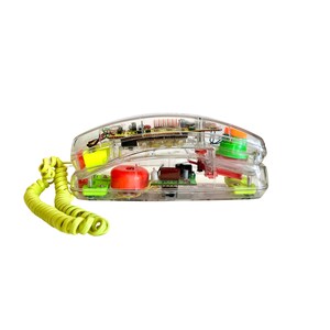 Vintage Clear Transparent 80s 90's Babysitters Club Neon Conair Phone ...