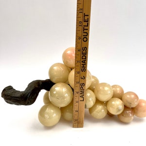 Extra Extra Large Mid Century Modern Stone Grape Cluster 15.5 Inches ...