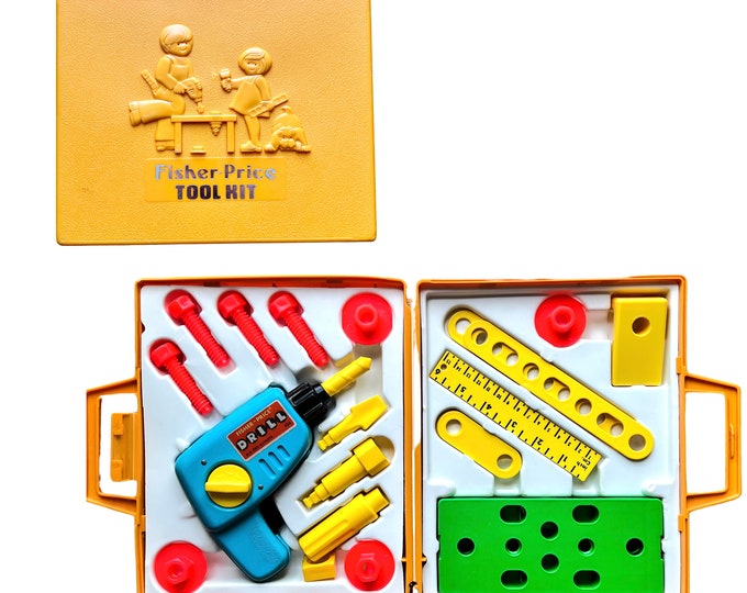 Vintage Fisher Price Tool Kit 1977 - #924 Complete Set - Etsy