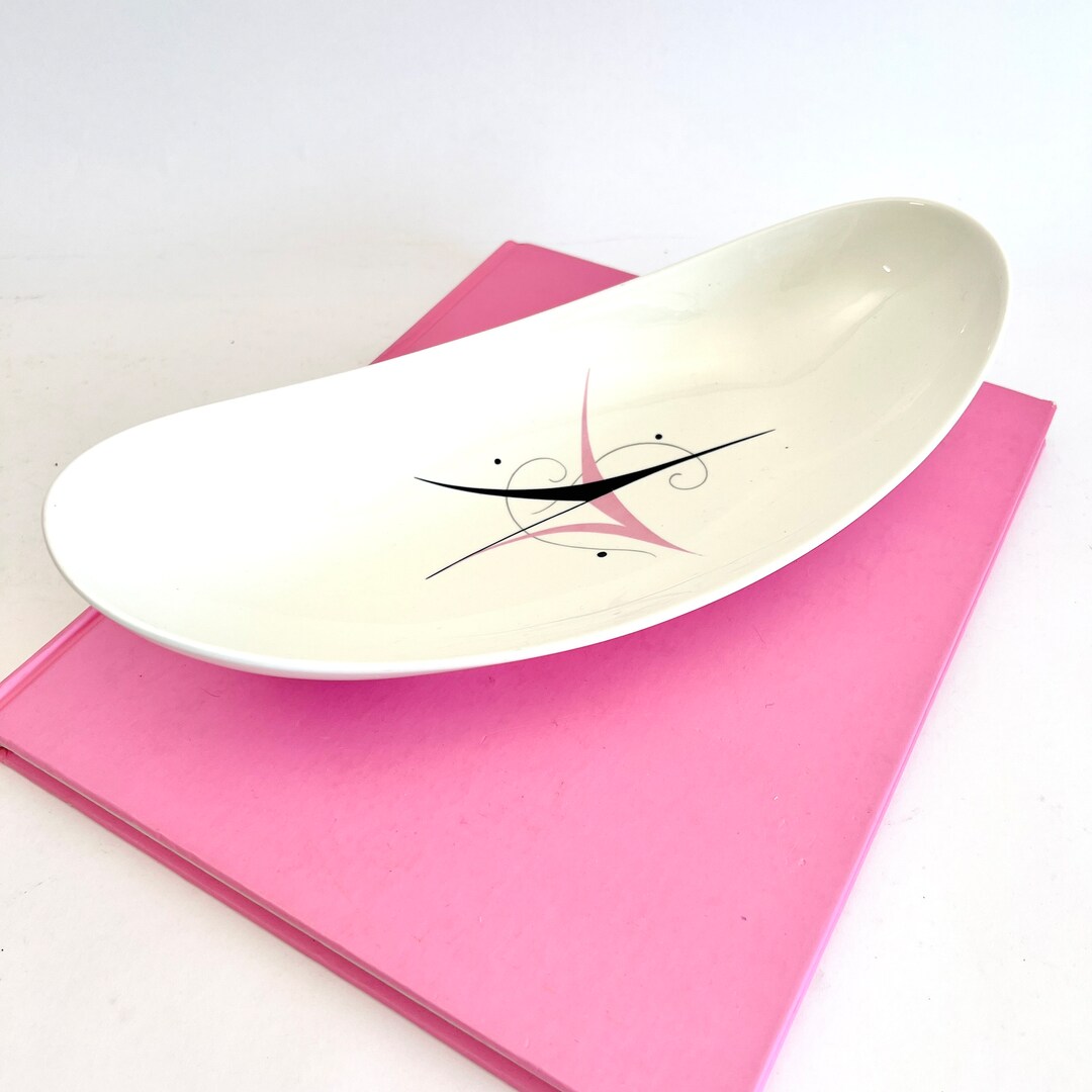 Vintage Harlequin Eva Zeisel Hallcraft Celery Bowl Serving Platter - 12 ...