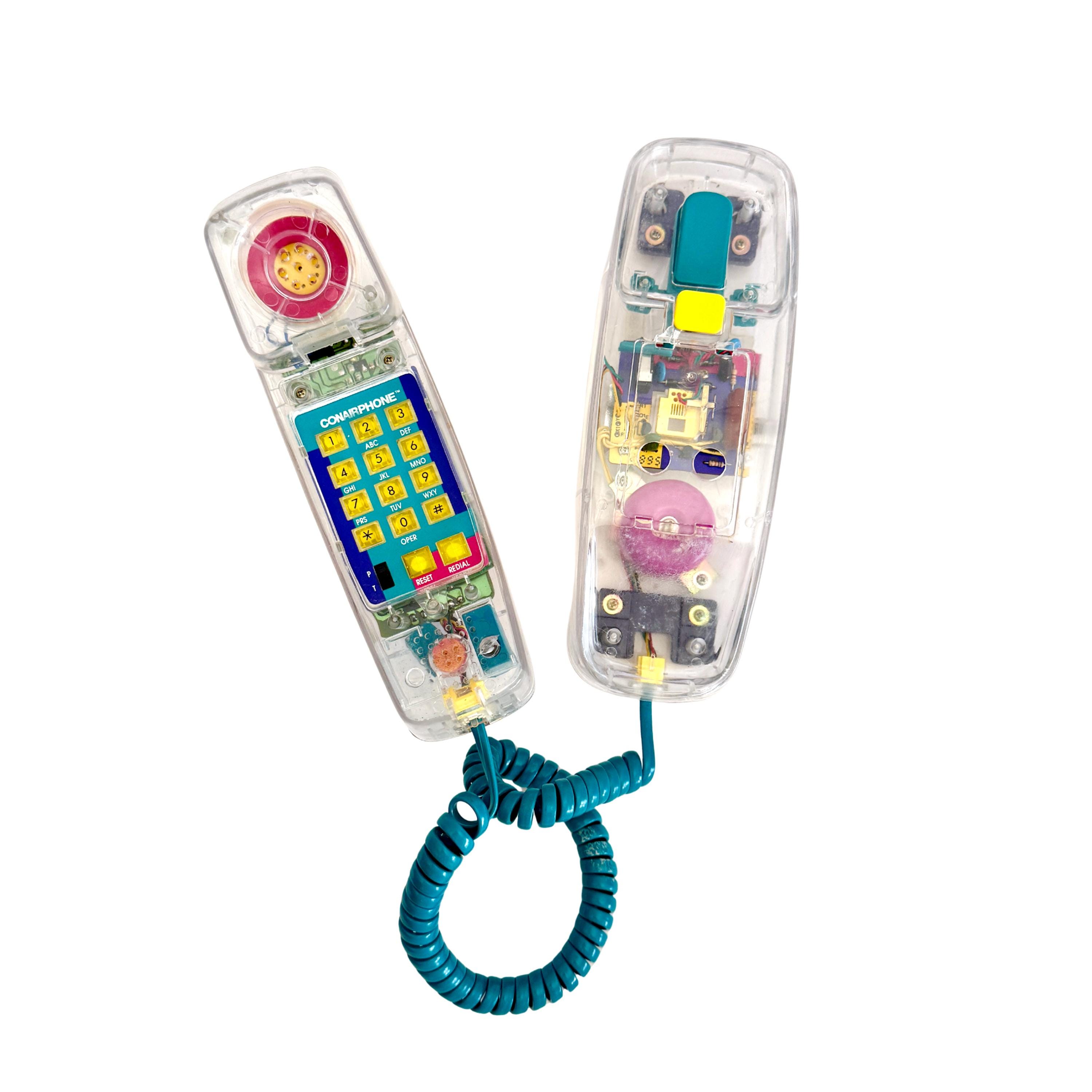 Vintage Clear Transparent Landline Telephone WORKING CONDITION | Conair ...