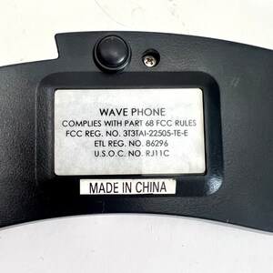 Vintage Wave Black and White Checker Landline Phone - Etsy