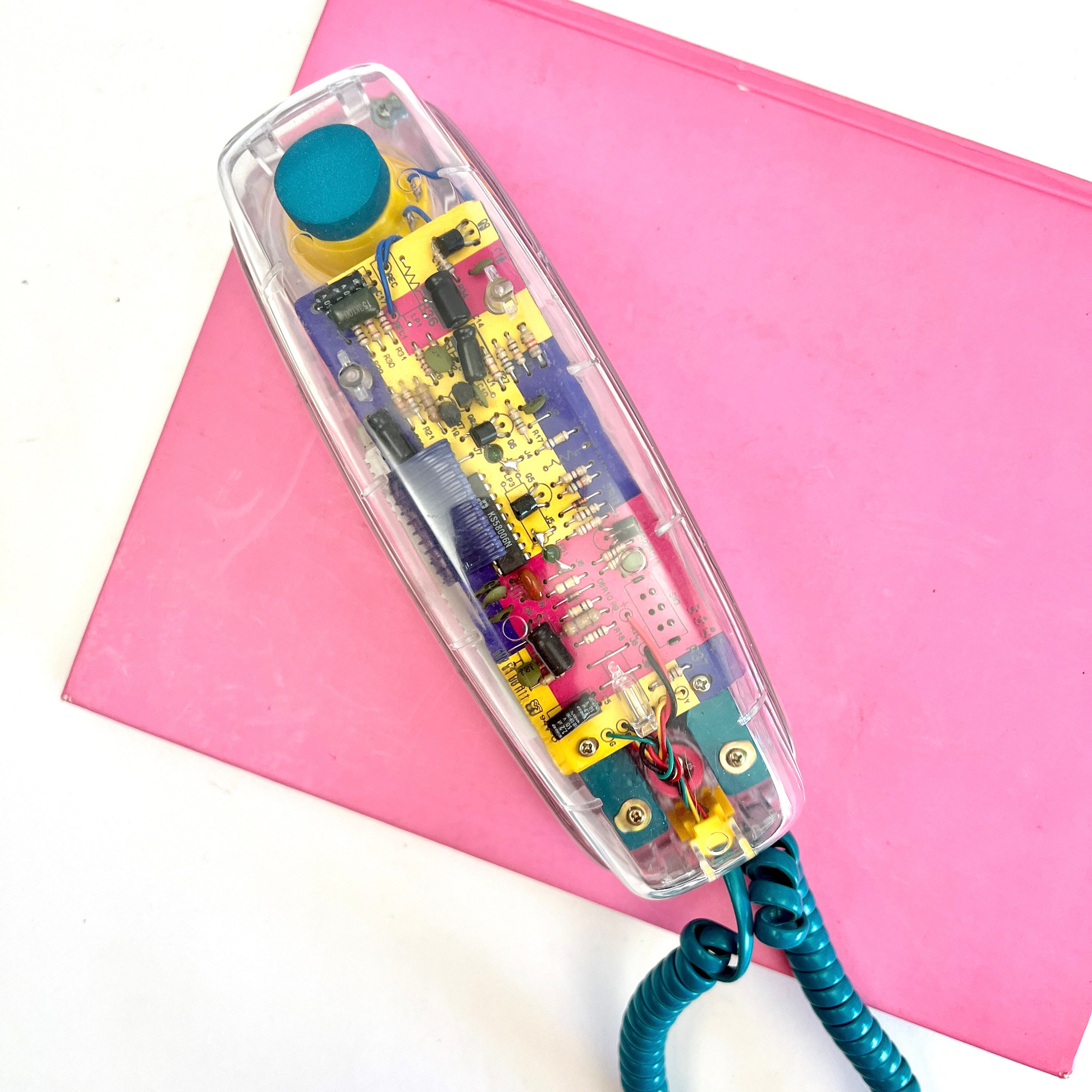 Vintage Clear Transparent Landline Telephone WORKING CONDITION | Conair ...