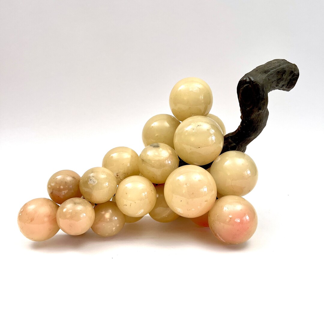 Extra Extra Large Mid Century Modern Stone Grape Cluster 15.5 Inches ...
