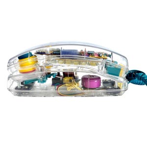 Vintage Clear Transparent Landline Telephone WORKING CONDITION | Conair ...
