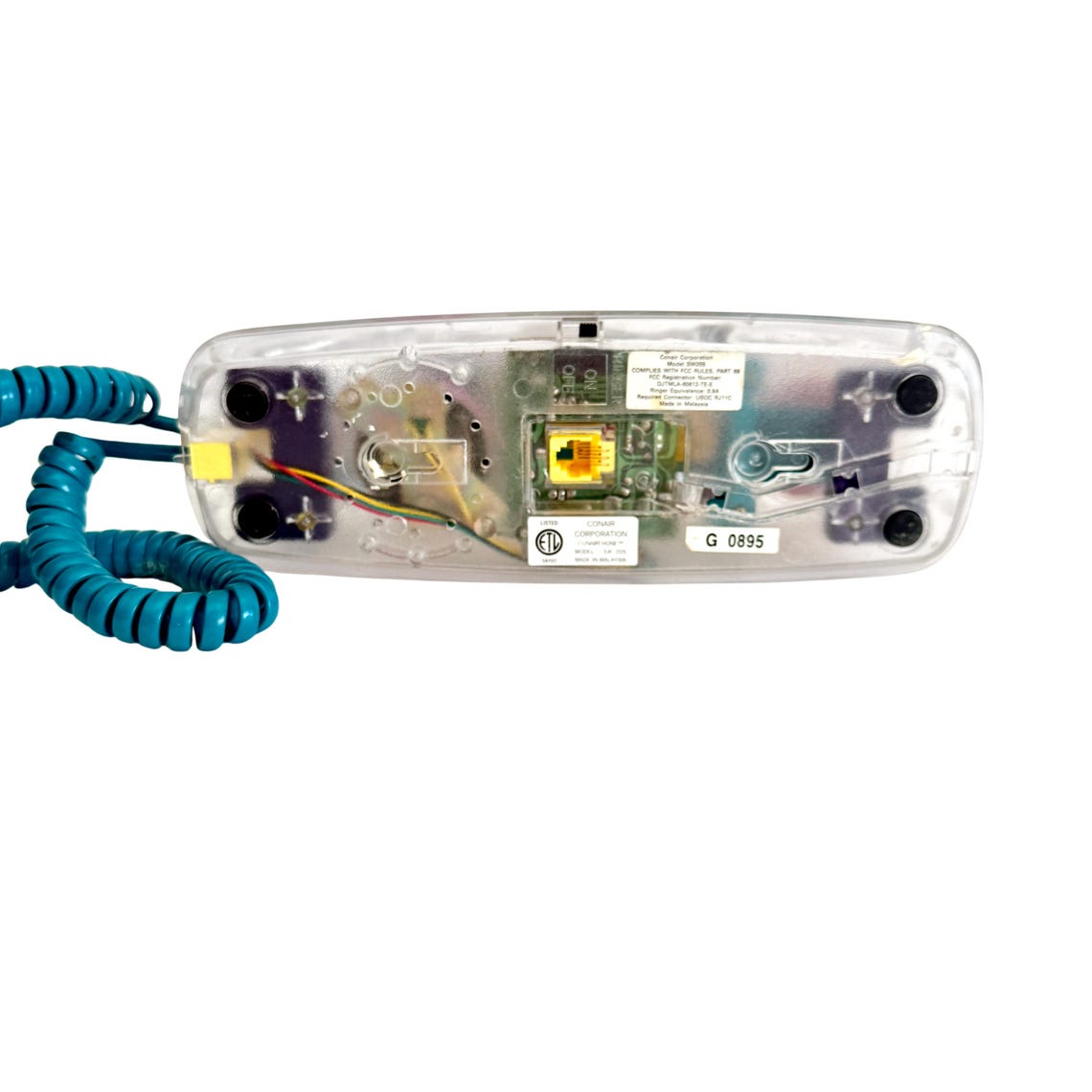 Vintage Clear Transparent Landline Telephone WORKING CONDITION | Conair ...