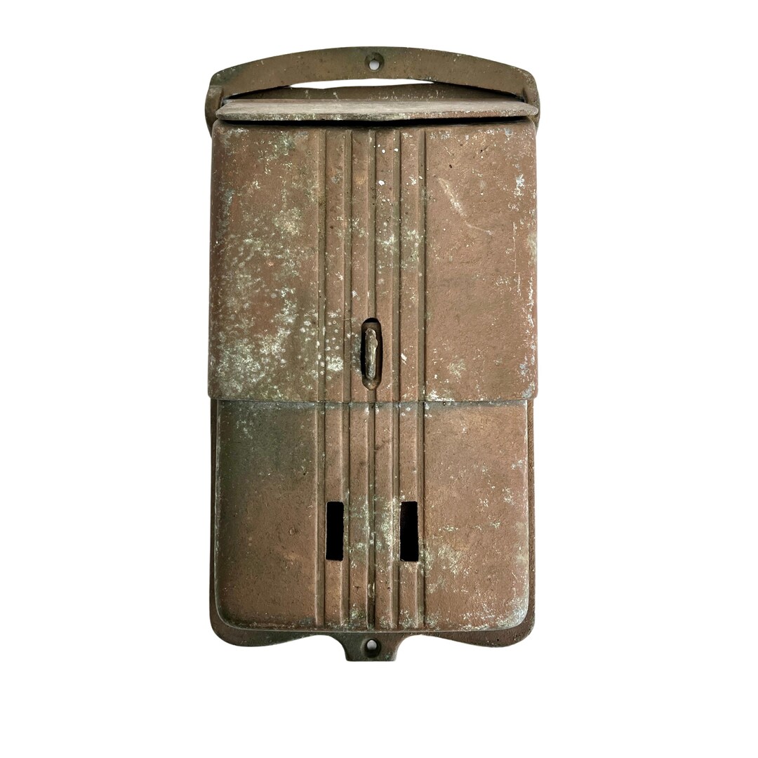 Vintage Metal Vertical Mailbox | Wall-mount Mailbox - Etsy