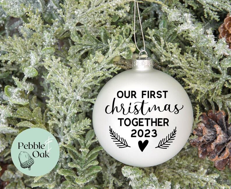 Our First Christmas Together 2023 SVG Christmas Ornament Svg Couples ...