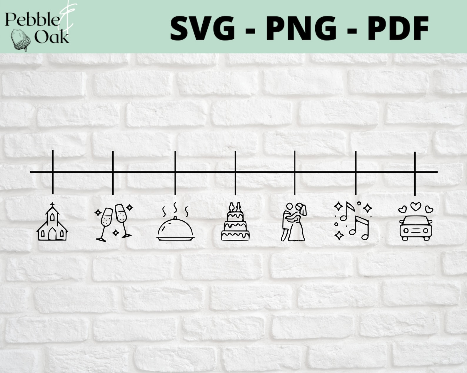 Wedding Timeline SVG - Wedding Sign Svg - Order of the Day SVG ...