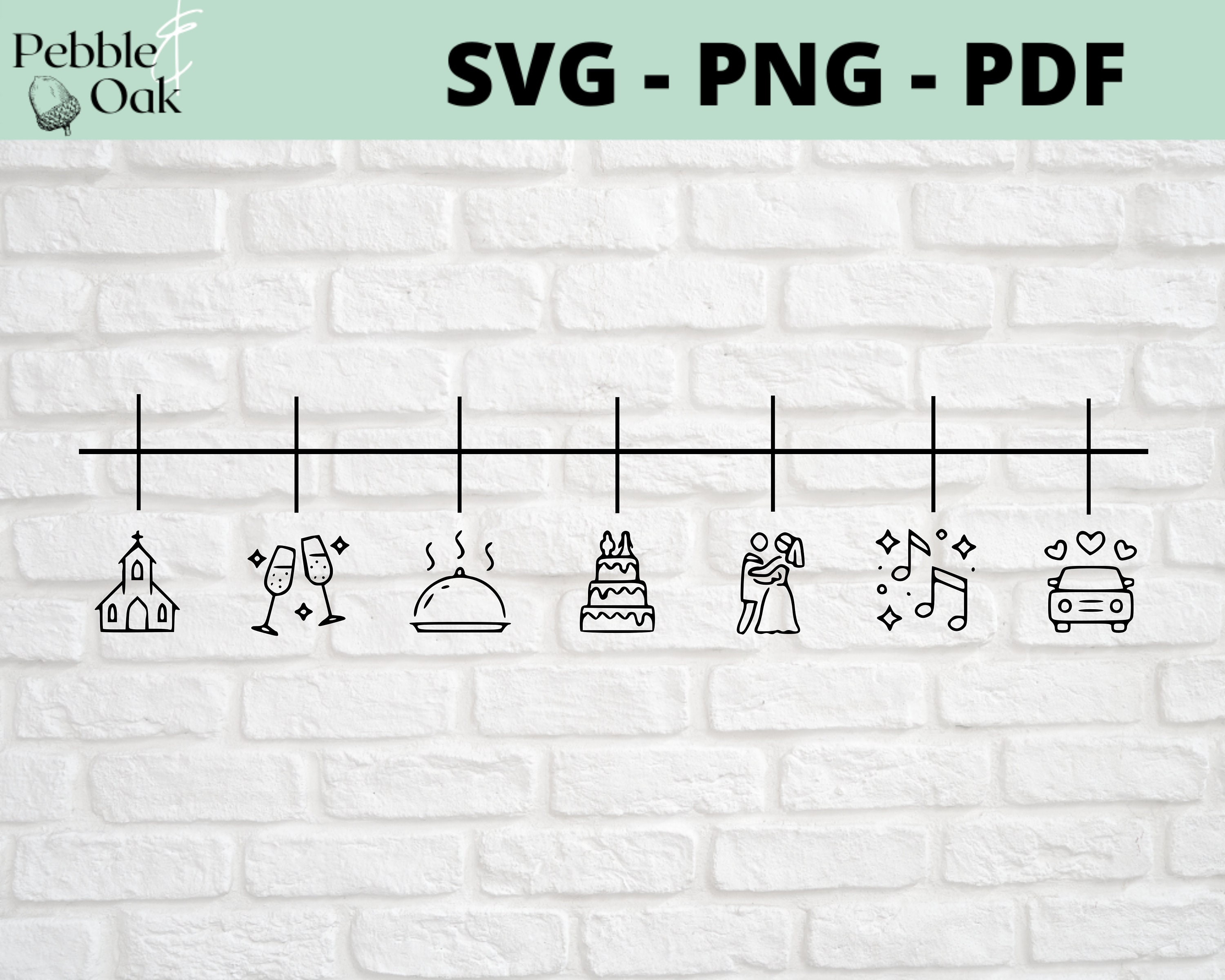 Wedding Timeline SVG - Wedding Sign Svg - Order of the Day SVG ...