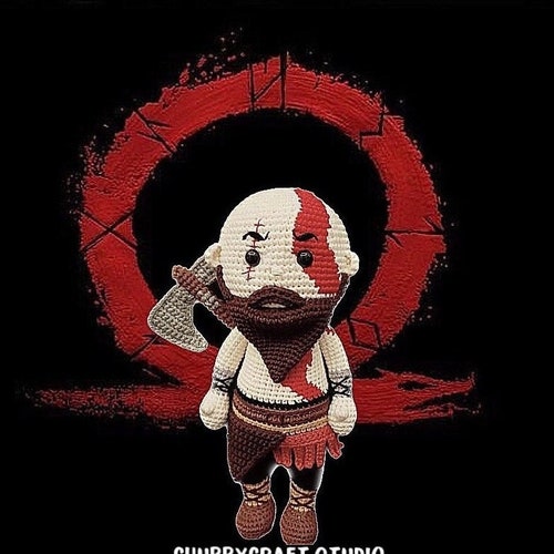 Amigurumi Crochet Pattern Kratos God of War/ PDF in English - Etsy