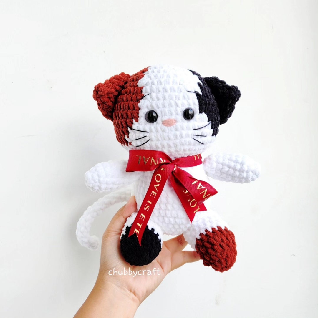 Crochet Lulu Cat Calico Cat Amigurumi Cat Stuffed Toy - Etsy Australia