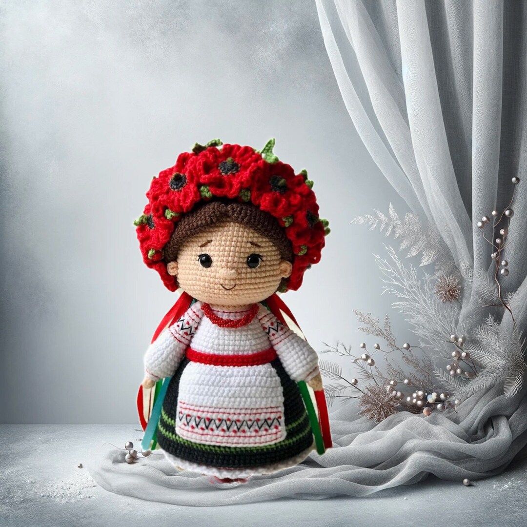 MADE TO ORDER Crochet Ukrainian Doll Ukrainian Handmade Doll - Etsy