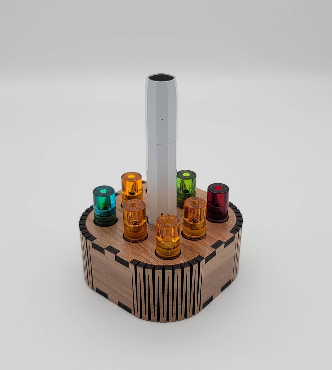 Circular Plywood Airo Pro Vape Cartridge and Battery Holder - Etsy