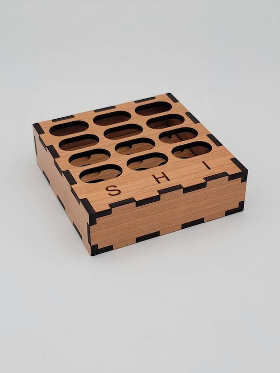 Engraved Plywood Luster Pod Holder - Etsy