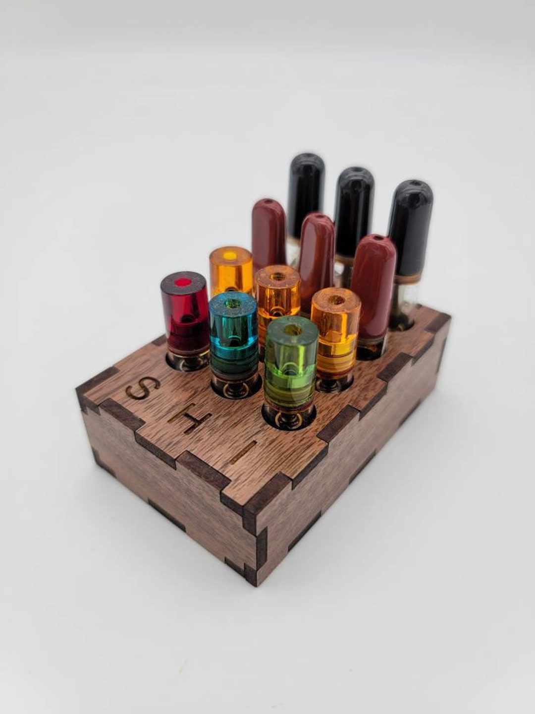 Engraved Plywood Vape Cart Holder (for 510 or Airo Pro Carts) - Etsy