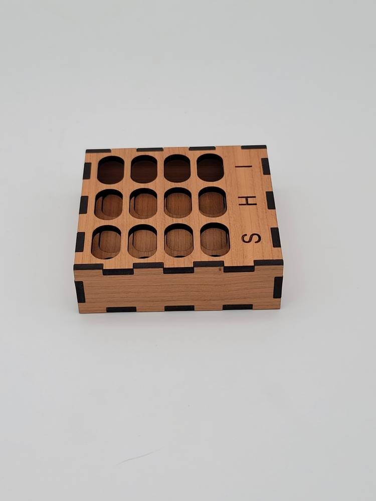 Engraved Plywood Luster Pod Holder - Etsy