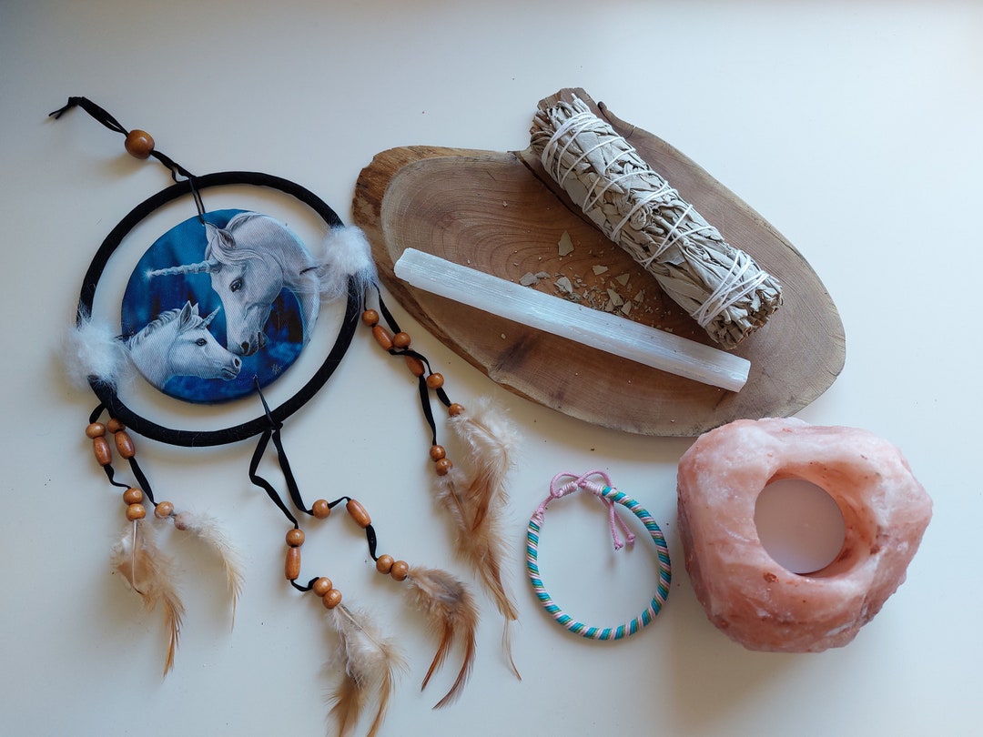 Altar Set, Native American Theme, Californian White Sage Selenite ...