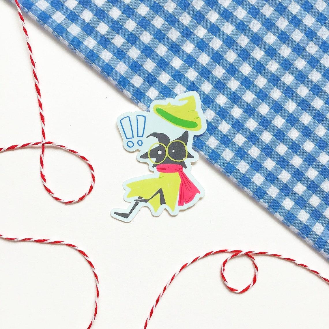 Deltarune Ralsei Cute Glossy Vinyl Sticker - Etsy