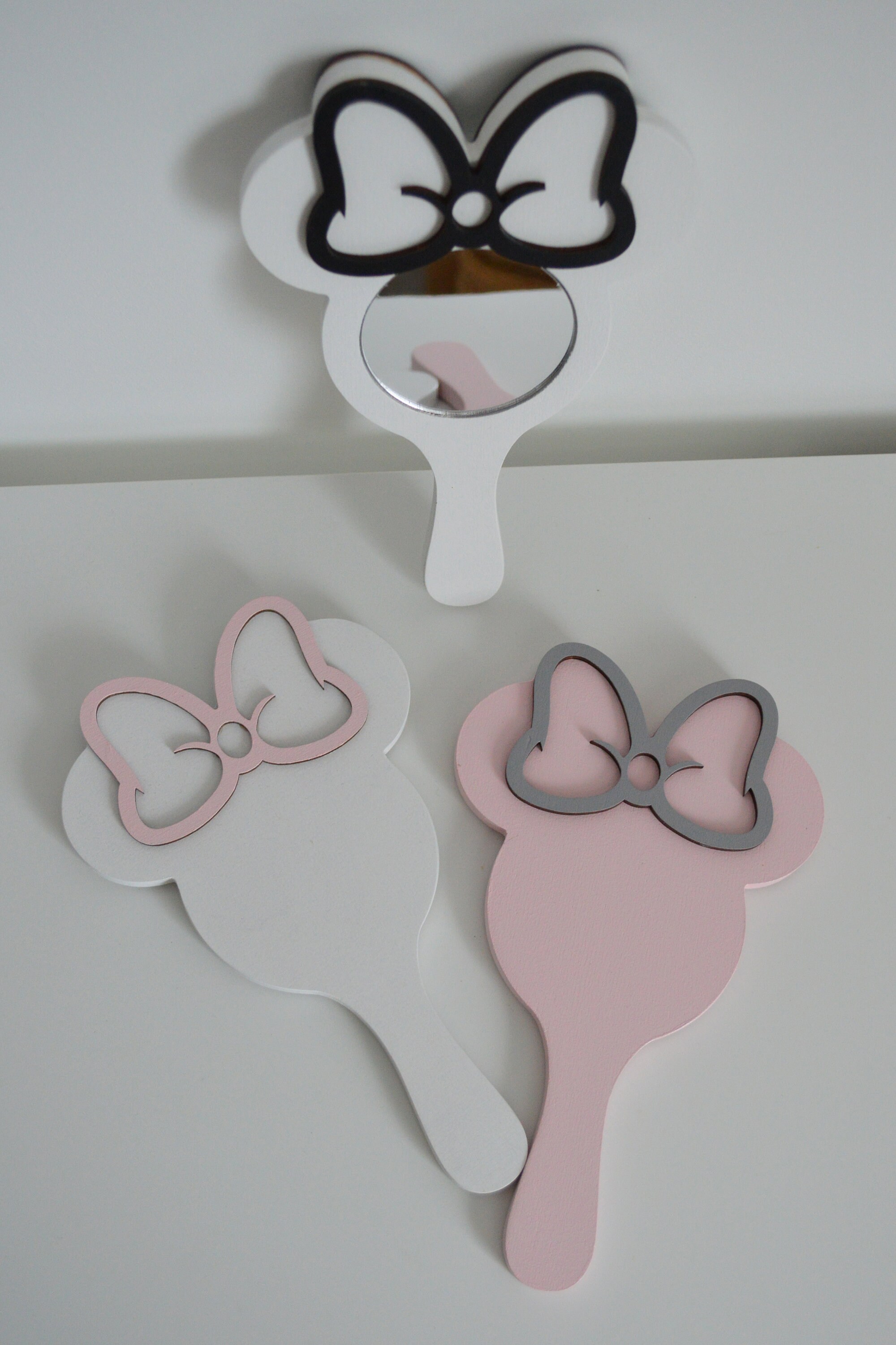 Minnie Mouse Personalized Wooden Mirror, Birthday Gifts for Girl ...