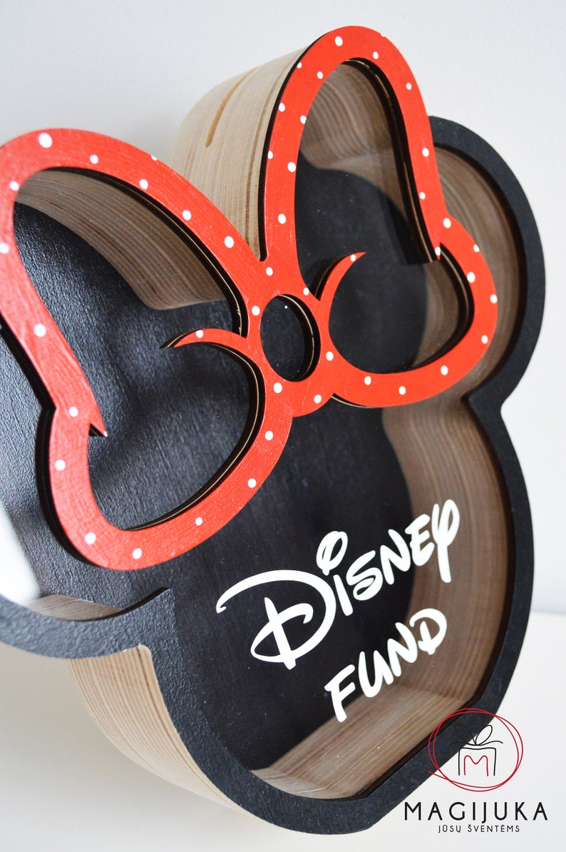 Personalised Minnie Mouse Money Box Girls Piggy Bank for Kids - Etsy