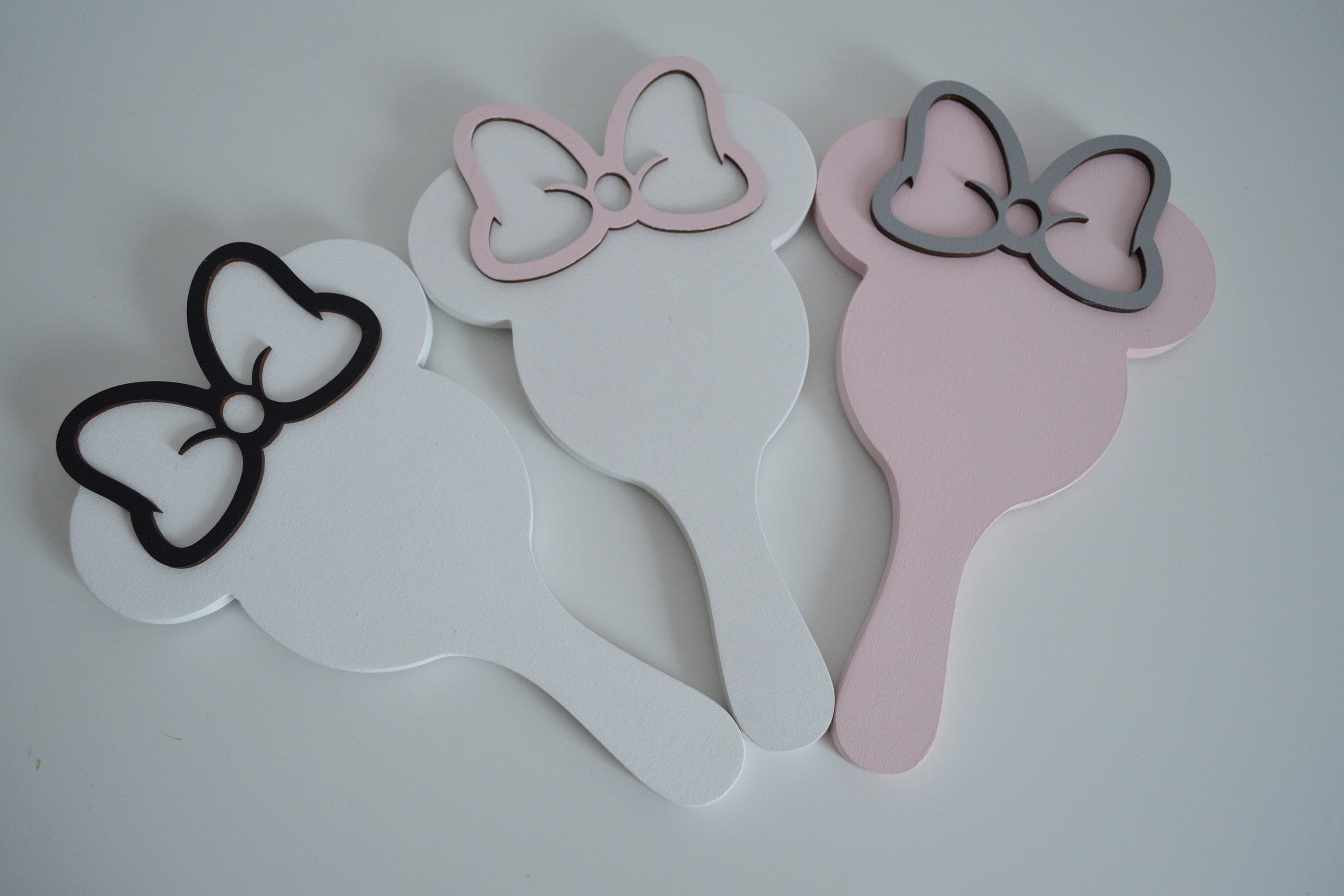 Minnie Mouse Personalized Wooden Mirror, Birthday Gifts for Girl ...